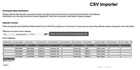 CSV Import Mapping Knowledge Base IRIS KashFlow
