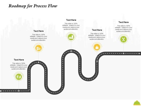 Roadmap For Process Flow M2435 Ppt Powerpoint Presentation Slides File Formats Presentation