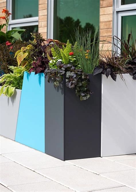 Modern Patio Planter Boxes Available In 3 Sizes Patio Planter Boxes