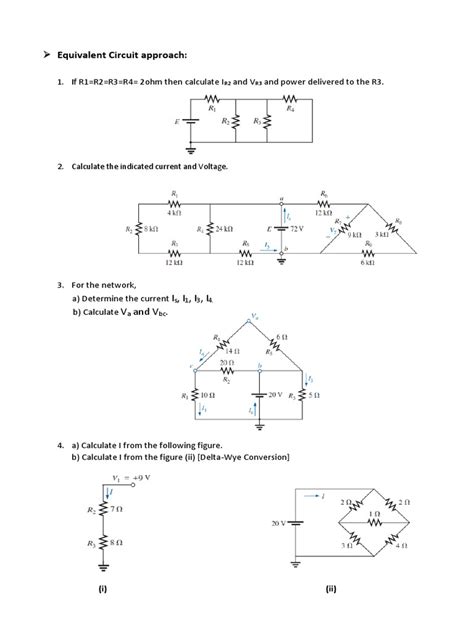 circuit problem sheet 1 pdf