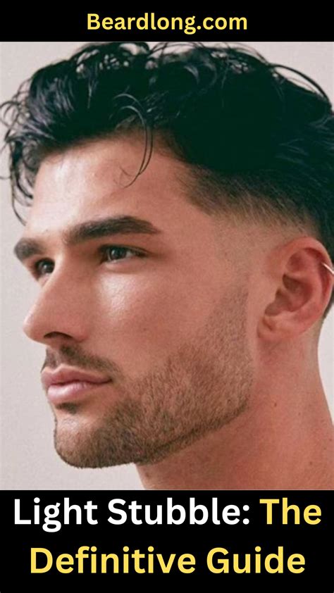 Light Stubble Beard The Definitive Guide Coiffure Homme Mi Court Photo Coiffure Homme