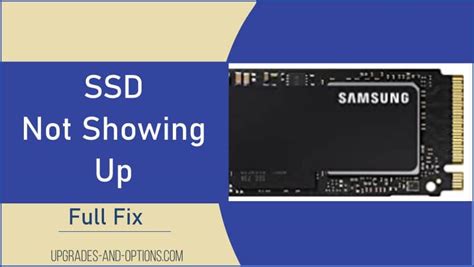 SSD Not Showing Up In Bios Or Windows Easy Fix Upgrades And Options