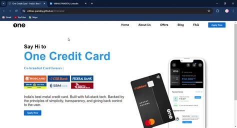 Vibhas Pandey On Linkedin Onecreditcard Creditto Webdevelopment Html Css Fullstackdeveloper