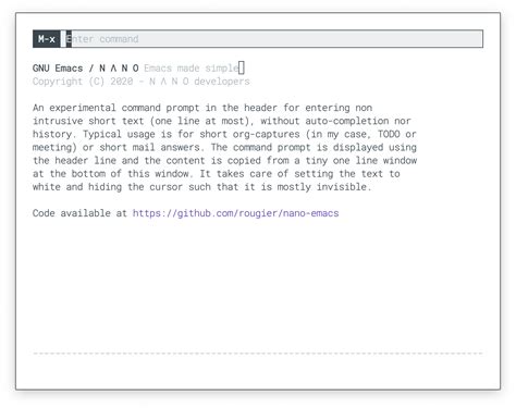 超好看主题 Elegant Emacs的续作 Nano Emacs Emacs General Emacs China