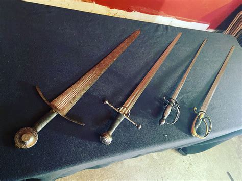 Swords With A Hexagonal Blade Section Arms And Armor