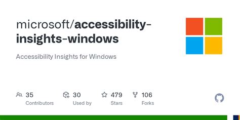 Github Microsoft Accessibility Insights Windows Accessibility