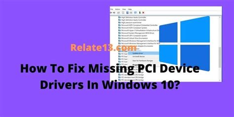 Pci Device Drivers Missing In Windows 10 How To Fix Artofit