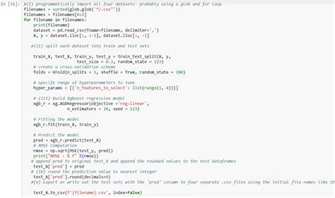 Python Build 4 Models For 4 Csv Files With Same Features