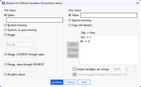 Recoding Variables In Spss Statistics Single Values Laerd Statistics