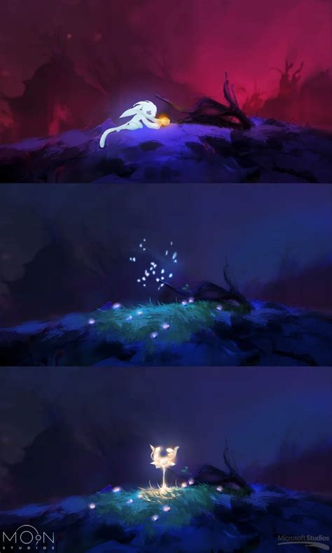 The Art Of Ori And The Will Of The Wisps Game Art Concept Art Color