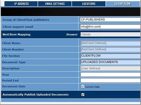 ClientFlow Administration