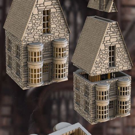 🗺️ Potters World And Wizarding Houses Entire Collection・ 3d File For 3d Printing・cults