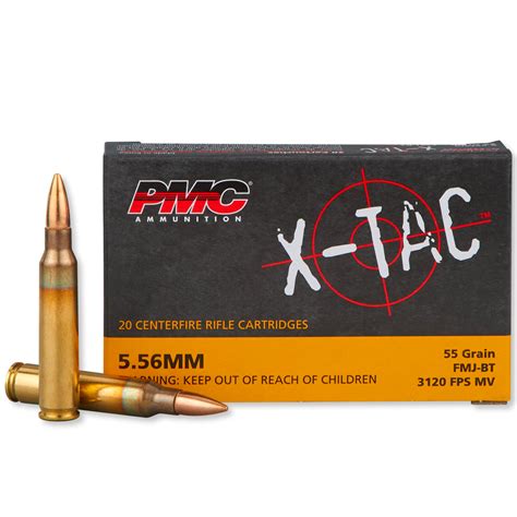 Pmc X Tac Target 556nato 55gr Fmj 20rds Winter Timber Outdoors