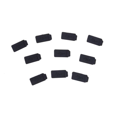 Pc Laptop Usb Plug Cover Stopperblack 10pcslot Ru Grandado