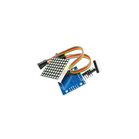Max7219 8x8 Led Dot Matrix Module Common Cathode Mcu Ubuy India
