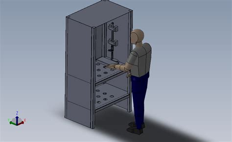 高度测量工具箱（柜） Solidworks 2010 模型图纸下载 懒石网