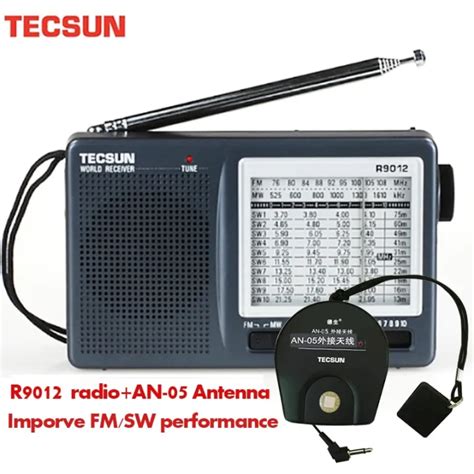 Tecsun R 9012 Am Fm Sw 12 Bands Shortwave Radio Portable Receiver With An 05 External Antenna