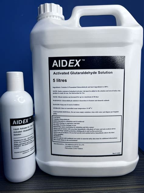 Aidex Activated Glutaraldehyde Solution Cidex Gallon 5liters Lazada Ph