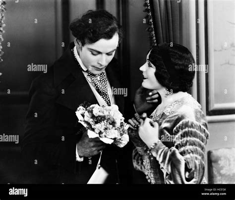Loves Of An Actress From Left Nils Asther Pola Negri 1928 Stock