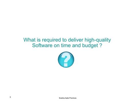 Adopting Scaled Agile Framework Webinar V1 0 Ppt