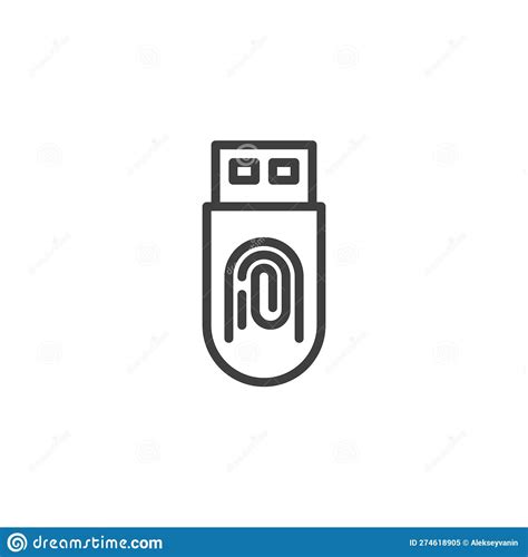 Verification Line Icons Collection Identification Authentication Validation Confirmation