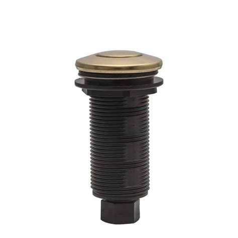 Garbage Disposal Air Switch Push Button Only In Brushed Gold