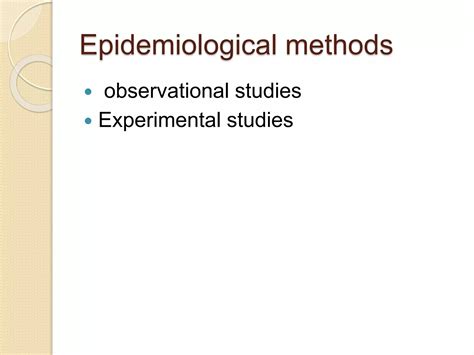 5 Principles And Methods Of Epidemiology Ppt