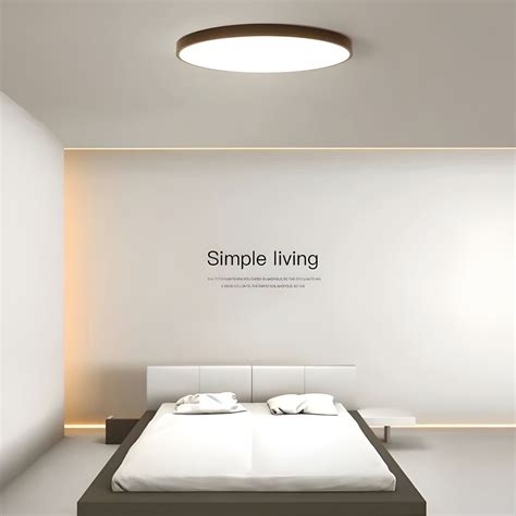 Ultra Thin Round Flush Mount Ceiling Lights Minimalist Led Flush Ceiling Lights For Bedroom