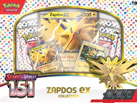 Pokemon Scarlet And Violet 151 Zapdos Ex Collection