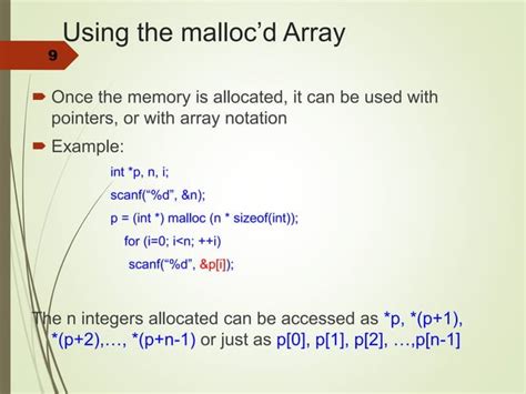 Dynamic Allocation Ppt Programming Languages Computing