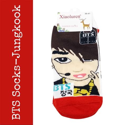 Xiaoluren Accessories Kpop Bts Womens Character Socksjungkook