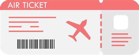 Boarding Pass Air Ticket Cartoon Element 24584506 Png