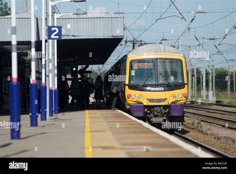 First Capital Connect Class 365 Train At Hitchin Railway Station