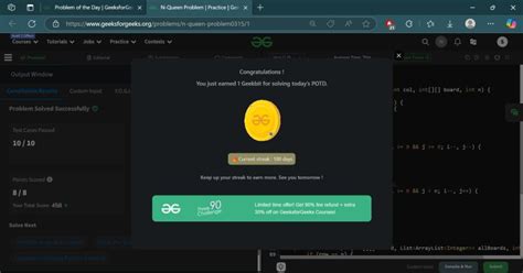 Sagar Bawane On Linkedin 100daysofcode Gfgpotd Problemsolving Codingjourney Dsa Keepcoding