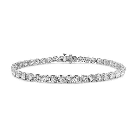 Lab Grown Diamond Tennis Bracelet Bc456 The Diamond Guys
