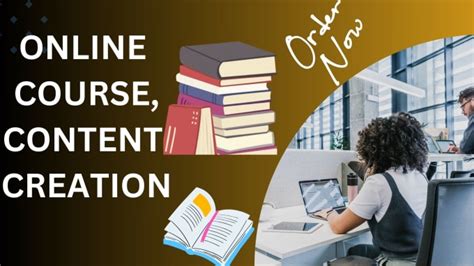 Do Course Curriculumcontent Creation Project Writing By Ruqayyahhara Fiverr