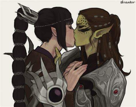 Shadowheart And Lae Zel Dungeons Dragons And More Drawn By Alisandor Danbooru