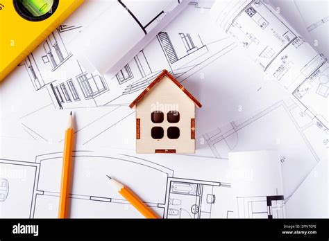 Home Construction Construction Scheme Work Plan With Dimensions And