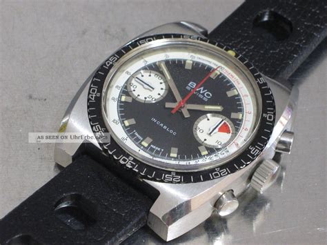Bwc Chronograph 70er Jahre Herren Armbanduhr Mech Valjoux 7733