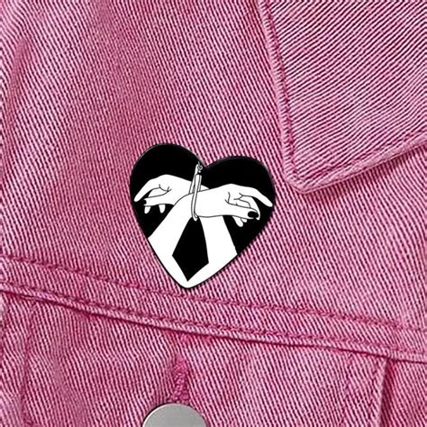 Cuffed And Bound Hand Cuff Enamel Pin Lapel Brooch Ddlg Playground