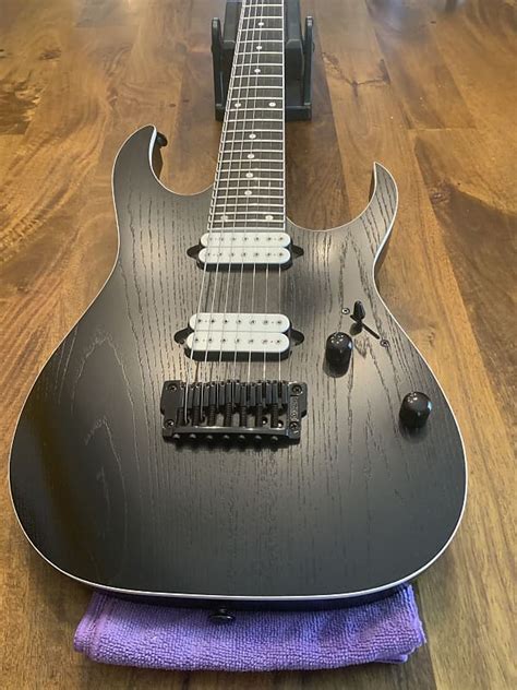 Ibanez Rg Prestige 7 String Hardtail 2020 Weathered Black Reverb