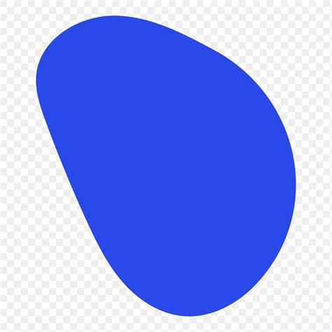 Blue Blob Png Shape Sticker Premium Png Rawpixel