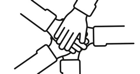 Vector Illustration Of Unity Hand Symbol Stock Video Pond