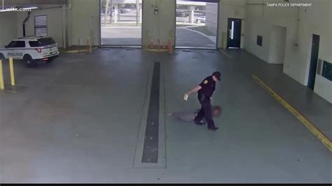 Body Cam Fired Tampa Police Officer Drags Woman Across Floor To Jail