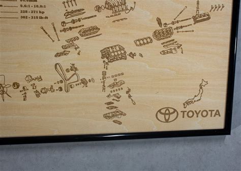 Toyota 2uz Fe 47l Exploded View Poster Enginemaps