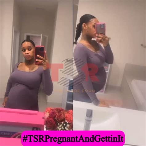 Sexyy Red Showing Off That Glow As She Shares Shes Ready To Pop 🤰🏽 ️
