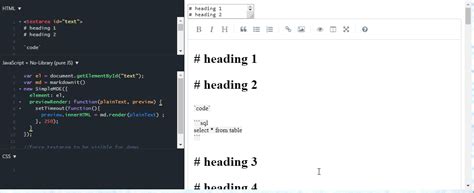 Erratic Behaviour When Preview Rendered On Server Side Issue Sparksuite Simplemde