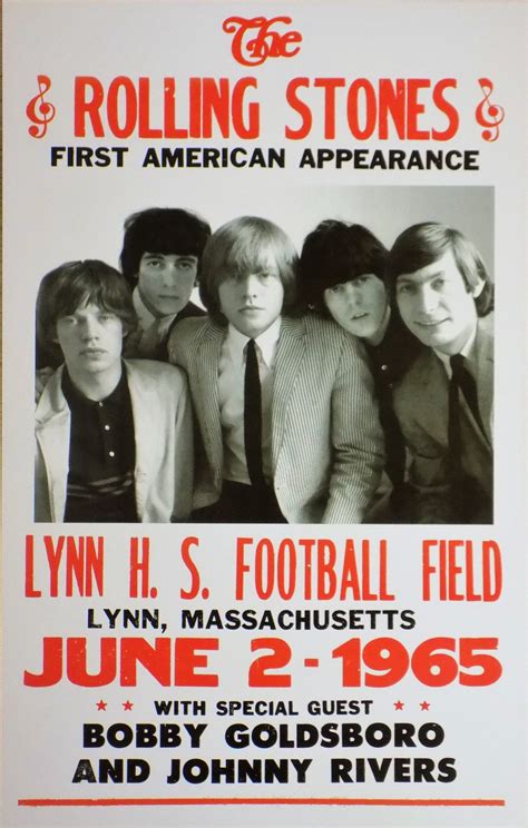 Poster Vintage The Rolling Stones 1965 Tofmobile Plaque Métal Vintage