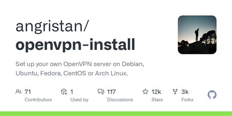 GitHub Angristan Openvpn Install Set Up Your Own OpenVPN Server On