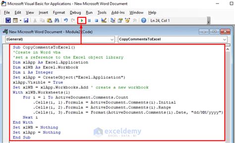 How To Extract Comments From Word Document Into Excel Exceldemy
